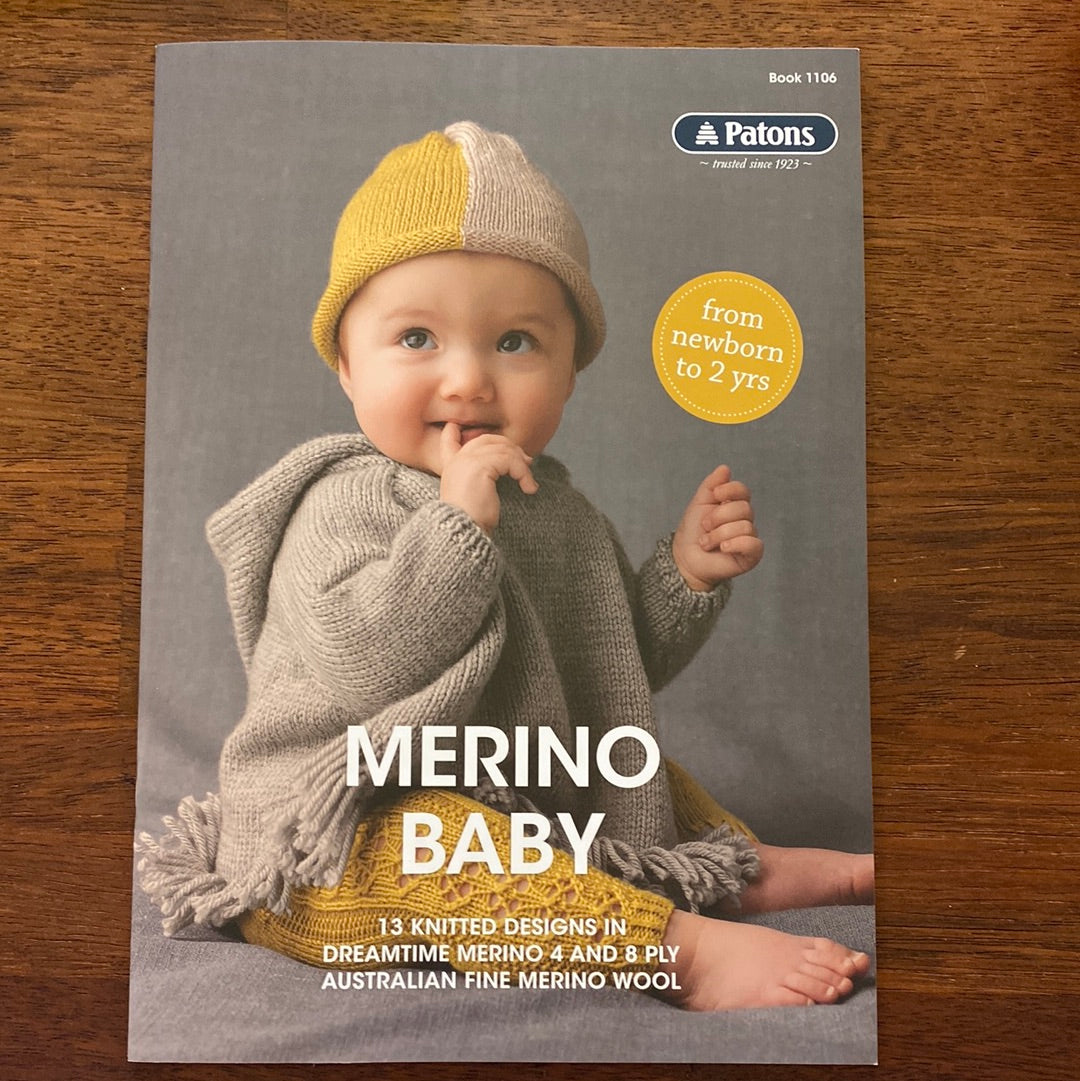 Patons Merino Baby Pattern Book – Knitty Gritty yarn and more