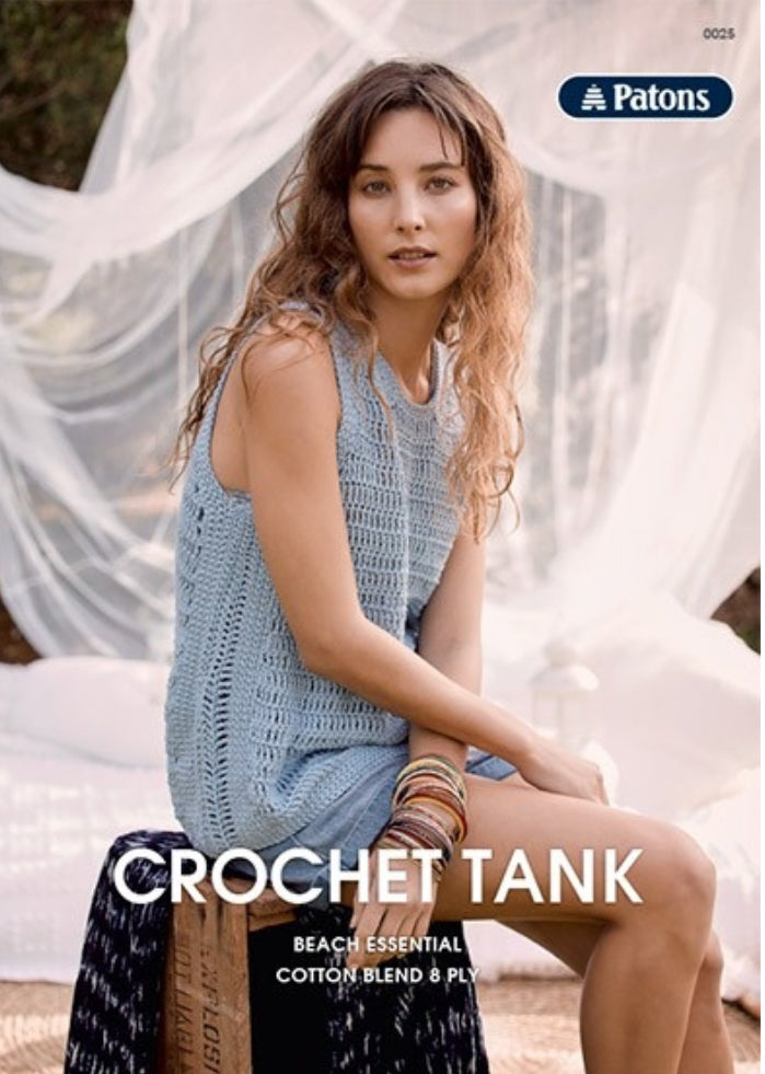 Patons Crochet Tank Pattern Book – Knitty Gritty yarn and more