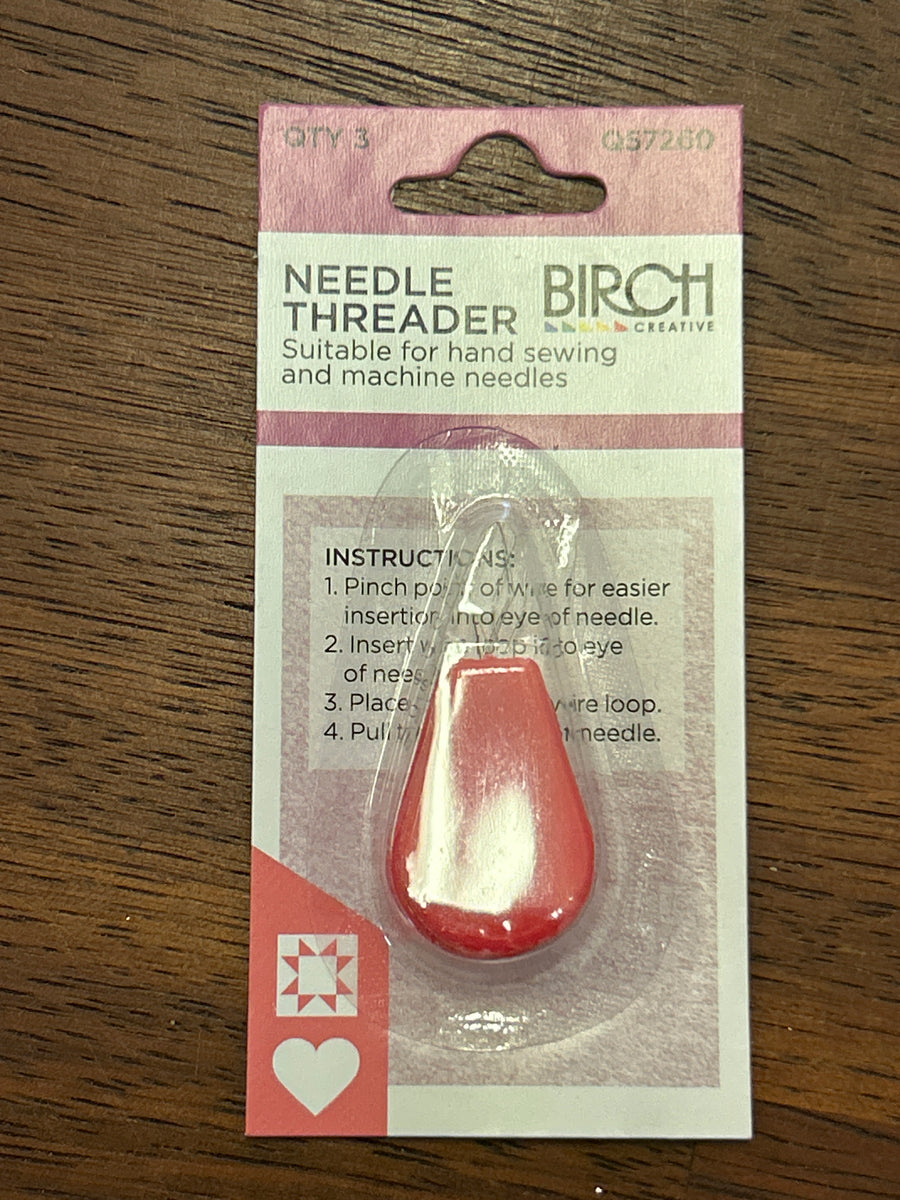 Birch Needle Threader With Plastic Handle – Knitty Gritty yarn and more