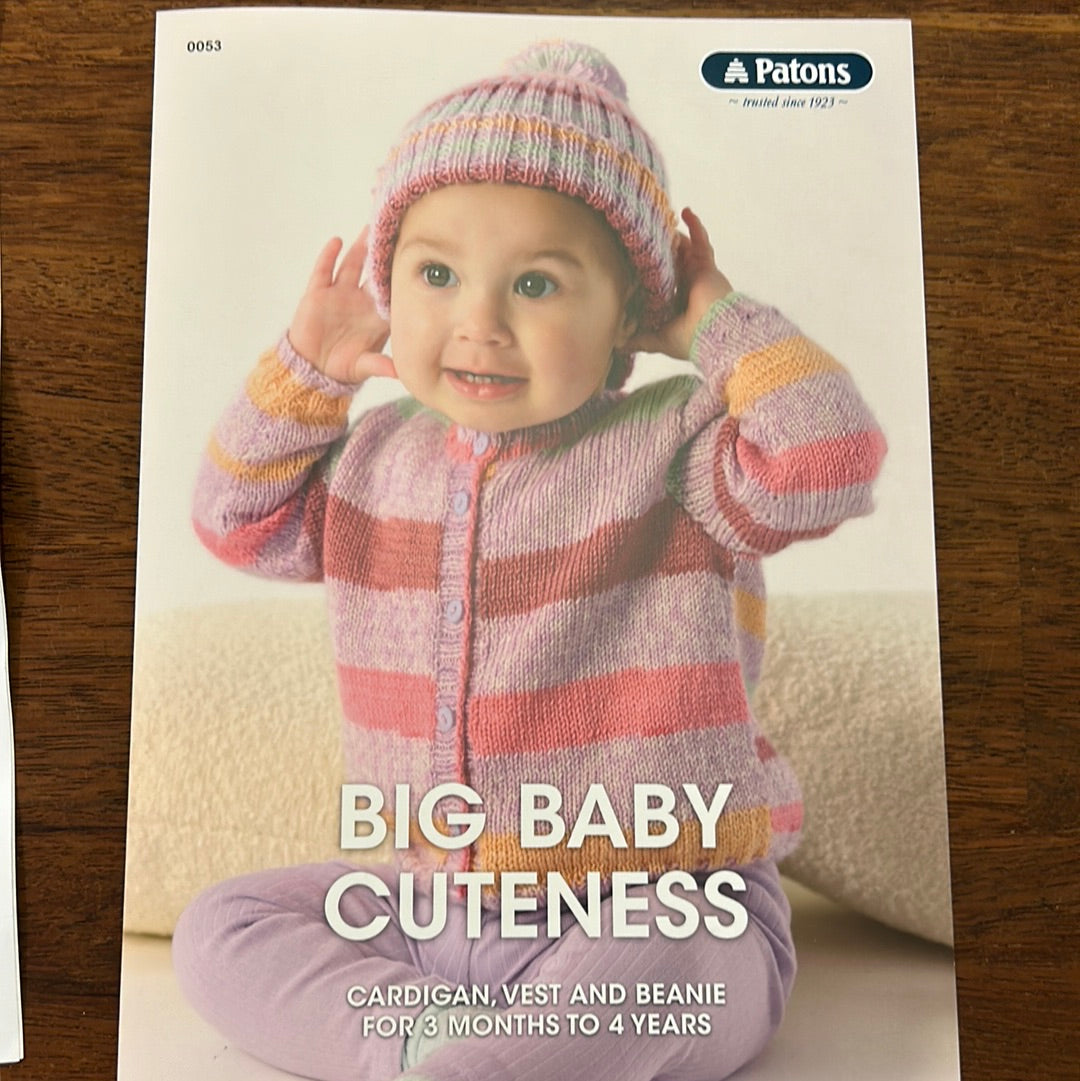 Big Baby Cuteness Pattern Book – Knitty Gritty yarn and more