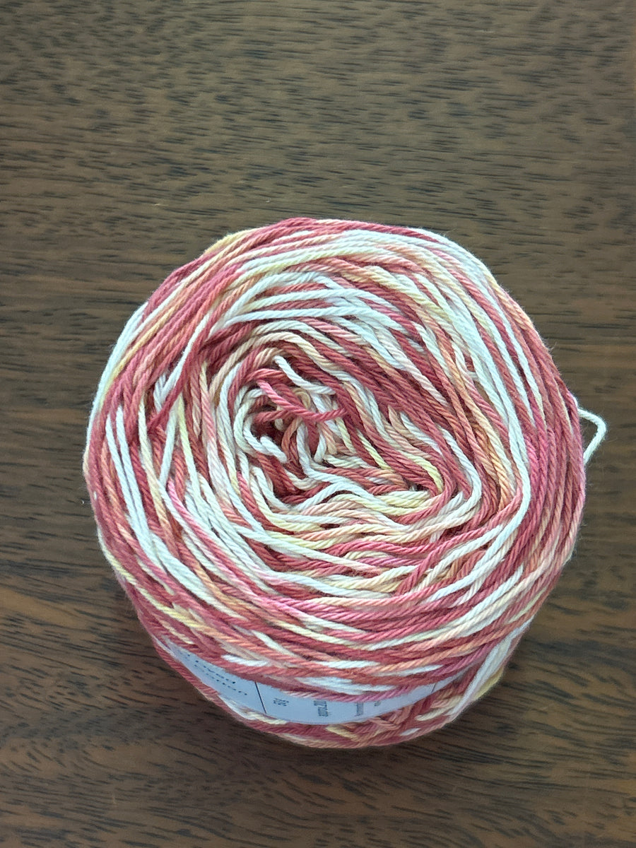 Life in Loops Hand Dyed Cotton 4ply - Strawberry Shake – Knitty Gritty ...