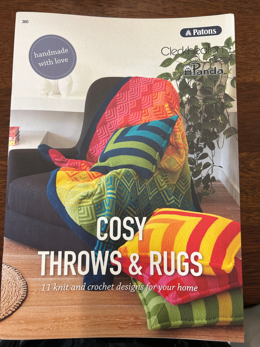 Cosy Throws & Rugs Pattern Book – Knitty Gritty yarn and more