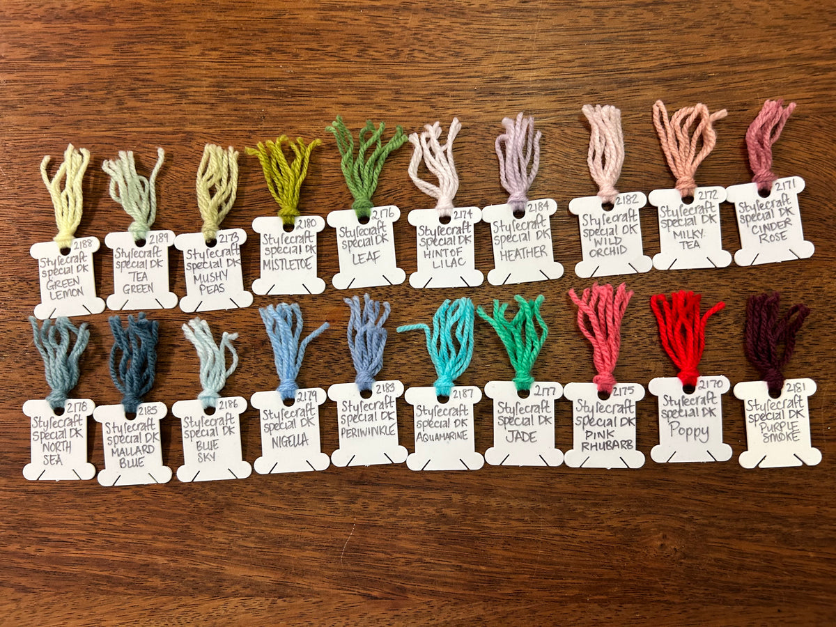 Stylecraft Special DK Colour Samples Top Up - 2024 20 New Colours ...
