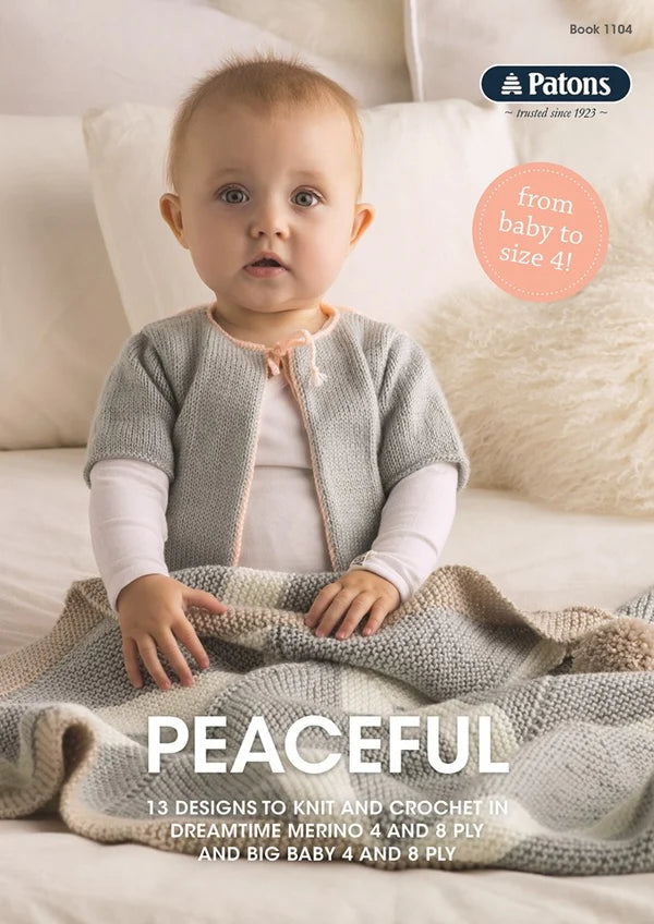 Patons Peaceful Pattern Book – Knitty Gritty yarn and more