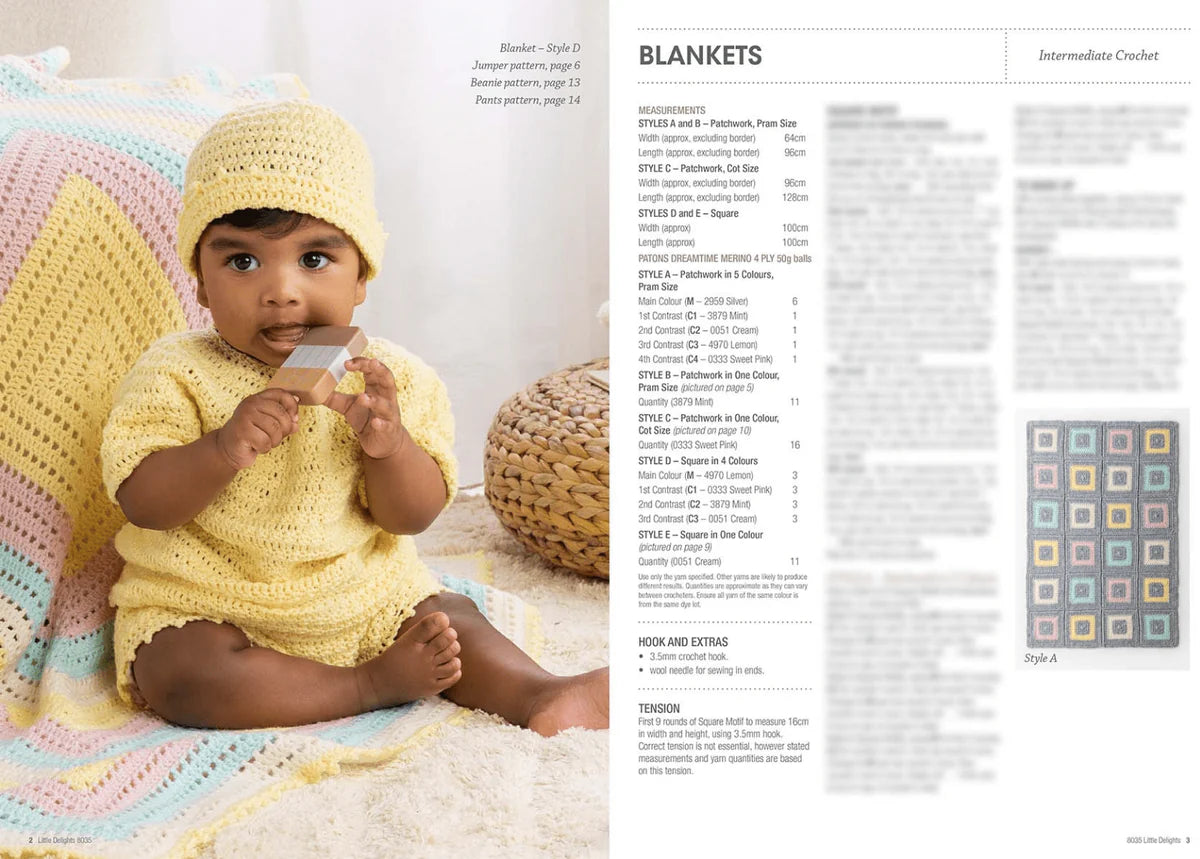 Patons Little Delights Pattern Book – Knitty Gritty yarn and more