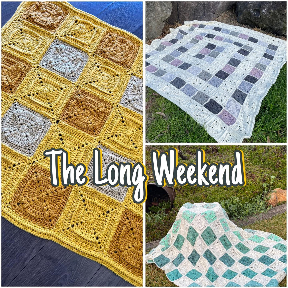 Hard Copy The Long Weekend Blanket Blanket Pattern Book by Life in Loo ...