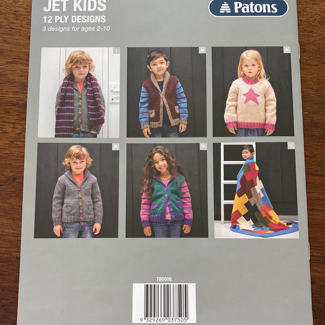 Patons Jet Kids Pattern Book – Knitty Gritty yarn and more