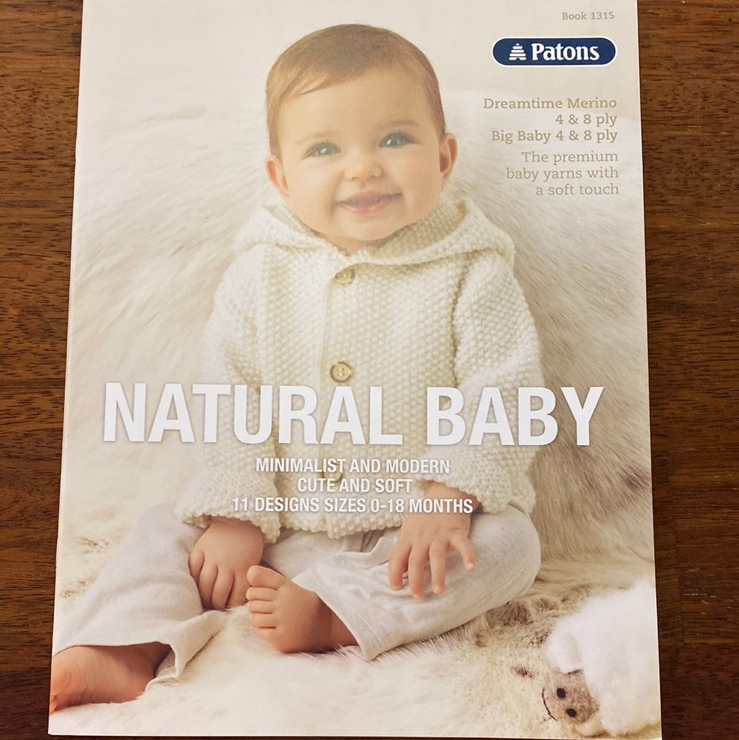 Patons Natural Baby Pattern Book – Knitty Gritty yarn and more
