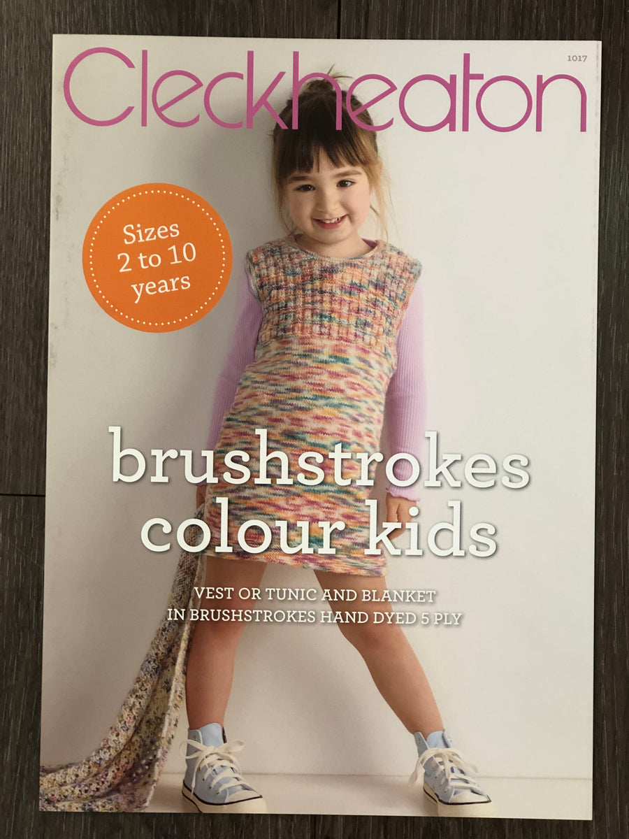 Brushstrokes Colour Kids Pattern Book – Knitty Gritty yarn and more
