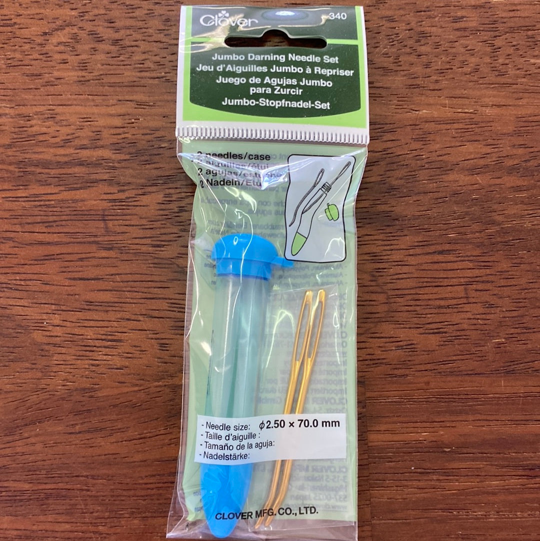 Clover Jumbo Darning Needle Set – Knitty Gritty yarn and more
